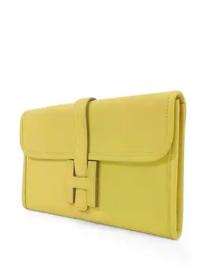 Hermès 2015 Jige Duo Clutch Bag - Yellow