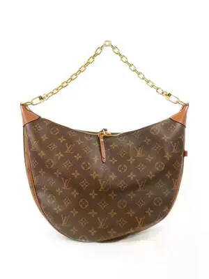 LOUIS VUITTON Loop Hobo Monogram Reverse Shoulder Bag - Brown