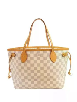 LOUIS VUITTON Neverfull Pm Damier Azur Tote Bag - Neutrals