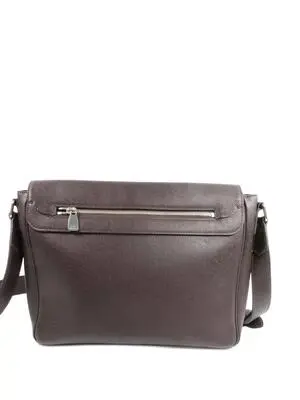LOUIS VUITTON Pm Roman Taiga Shoulder Bag - Brown