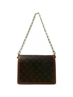LOUIS VUITTON Mm Dauphine Monogram Reverse Shoulder Bag - Brown