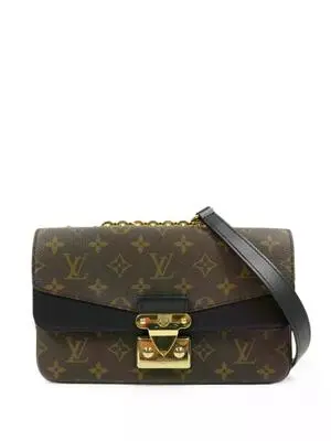 LOUIS VUITTON Marceau Monogram Canvas Shoulder Bag - Brown
