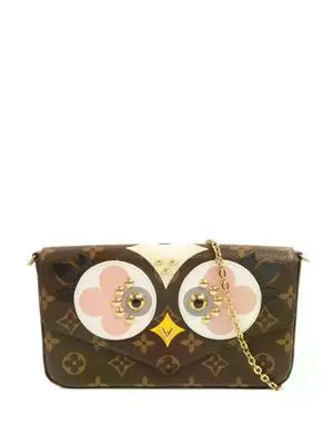 LOUIS VUITTON Lovely Birds Felicie Pochette Shoulder Bag - Brown
