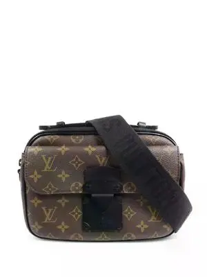 LOUIS VUITTON S Lock Monogram Shoulder Bag - Brown