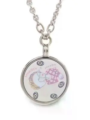 Hermès Medaille Enamel Necklace