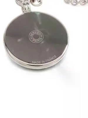 Hermès Medaille Enamel Necklace