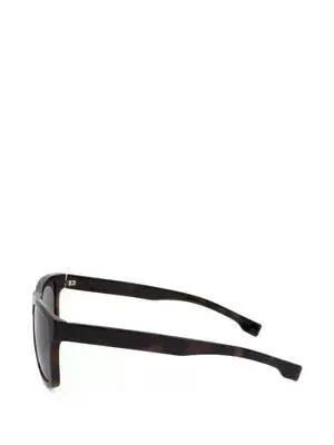 BOSS Tortoiseshell-effect Square-frame Sunglasses