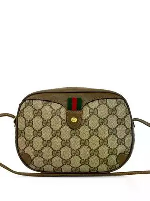 Gucci 1980-1990 Gg Supreme Web Crossbody Bag - Neutrals