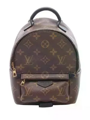 LOUIS VUITTON 2016 Monogram Mini Palm Springs Backpack - Brown