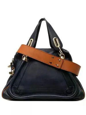 Chloé 2012 Medium Leather Paraty Satchel - Blue
