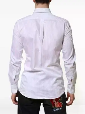 Dolce & Gabbana Striped Poplin Martini Shirt