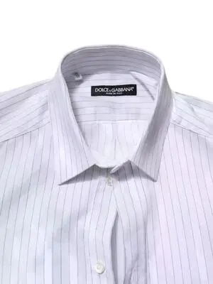 Dolce & Gabbana Striped Poplin Martini Shirt
