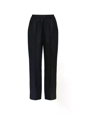 MAISON MARGIELA Virgin-wool Pleated Trousers - Blue
