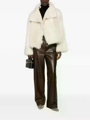 YVES SALOMON Shearling Jacket - Neutrals