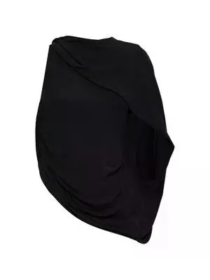 Alexander Wang Asymmetrical Draped Top - Black