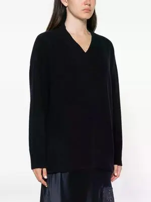 Liviana Conti Ribbed-trim V-neck Sweater