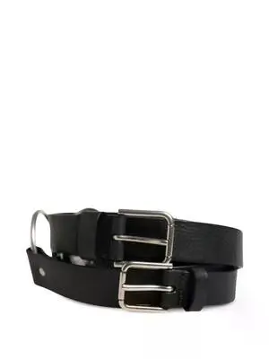Dolce & Gabbana Double-strap Leather Belt