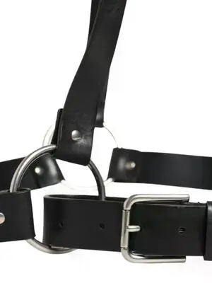 Dolce & Gabbana Double-strap Leather Belt