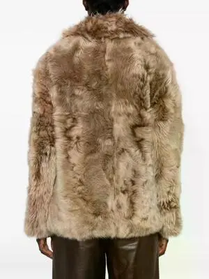 YVES SALOMON Shearling Double-breasted Jacket