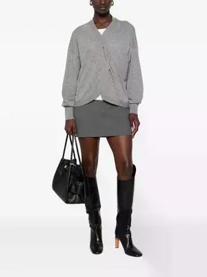Liviana Conti Safety-pin-fastening Cardigan