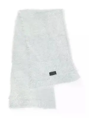 MAISON MARGIELA Numbers-motif Scarf - Blue
