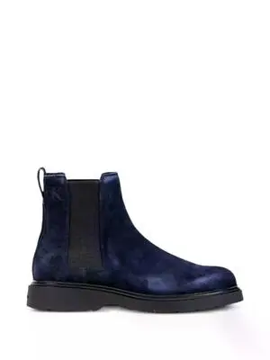Calvin Klein Suede Chelsea Boots - Blue