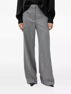 Hugo Pinstripe-pattern Palazzo Pants - Grey