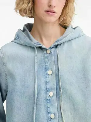 Marc O'polo Cropped Hooded Denim Jacket