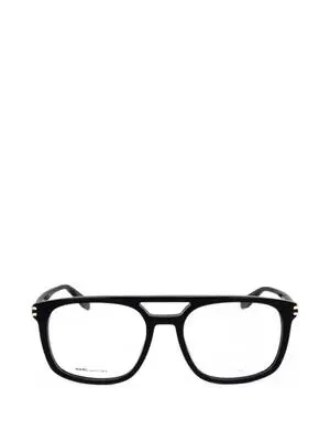 Marc Jacobs Square-frame Double-bridge Glasses - Black