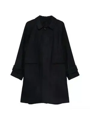 N°21 Raglan-sleeve Concealed-fastening Coat - Blue