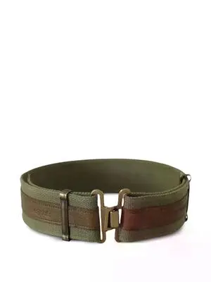 Ermanno Scervino Leather-trim Belt - Green