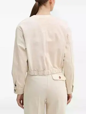 BENETTON Button-up Cropped Jacket