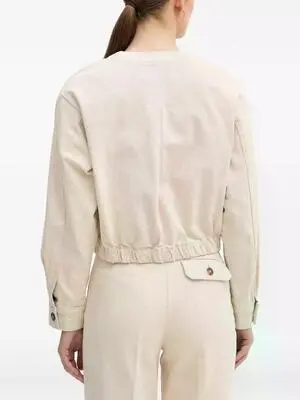 BENETTON Button-up Cropped Jacket