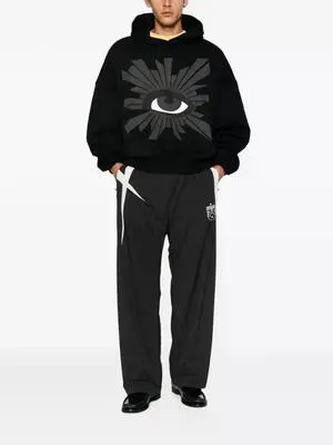 HOUSE OF ERRORS All Seeing Eye-print Hoodie - Black