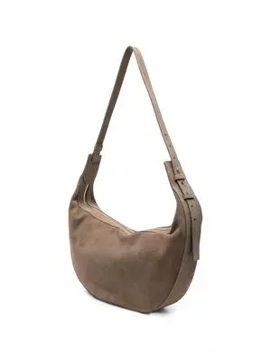Liviana Conti Curved Leather Shoulder Bag