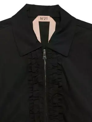 N°21 Ruffled Zip-up Jacket