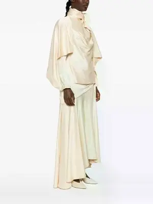 Zimmermann Ascent Draped Pussy-bow Blouse