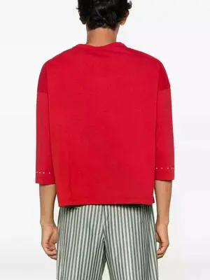 BODE Stables Graphic-print Three-quarter-sleeve T-shirt