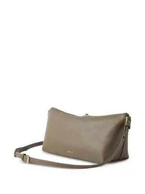 Furla Debby Leather Shoulder Bag - Brown