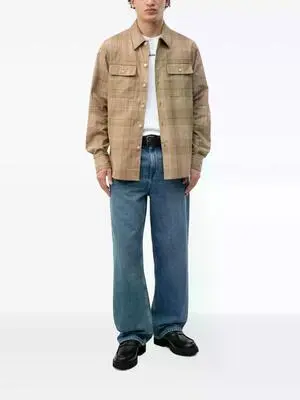 Hugo Check-pattern Flap-pocket Shirt