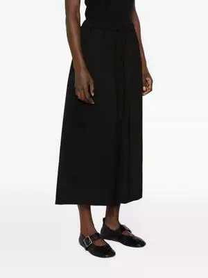Comme Des Garçons Elasticated-waistband Cropped Trousers