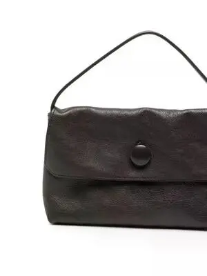 THE ROW Sally Button-fastening Leather Mini Bag - Brown