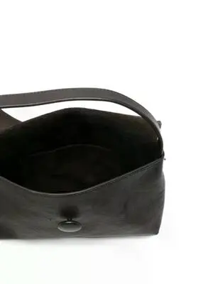 THE ROW Sally Button-fastening Leather Mini Bag - Brown