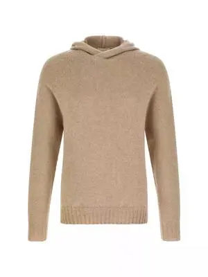 MA'RY'YA Braided-detail Raglan-sleeve Hoodie - Neutrals