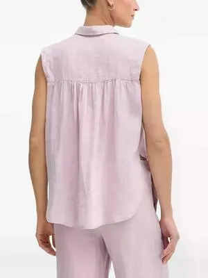 BENETTON Sleeveless Gathered Shirt