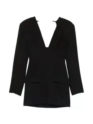 Erika Cavallini Open-back Mini Dress - Black