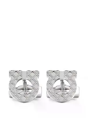 FERRAGAMO Gancini Cufflinks - Silver