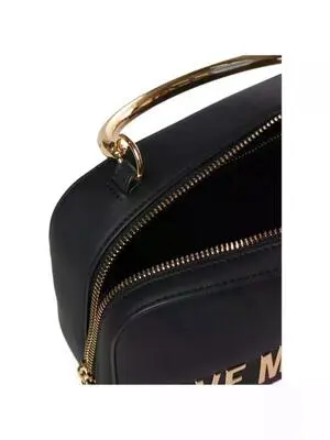 Moschino Logo-lettering Metal-handle Tote Bag