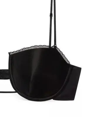 Givenchy Cutaway Bra In Satin And Lace