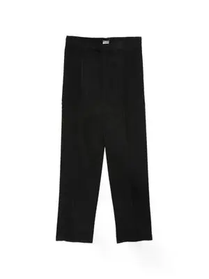 Issey Miyake Plissé-effect Cropped Trousers